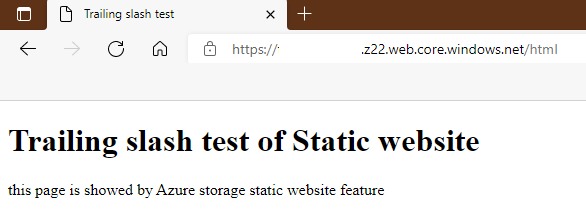 Enhancement request for automatically adding Trailing Slash of Azure Storage static website ...