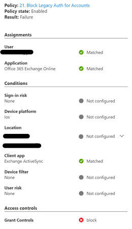 Signins: Login status = success but Conditional access = failed ...