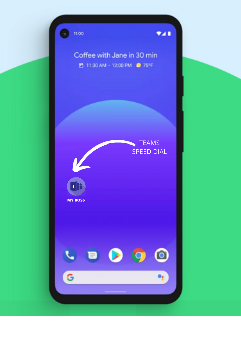 TEAMS - speed dial on android | Microsoft Community Hub