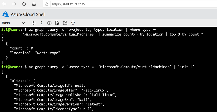 Azure Resource Graph is Powerfull in CloudShell with Azure CLI or ...