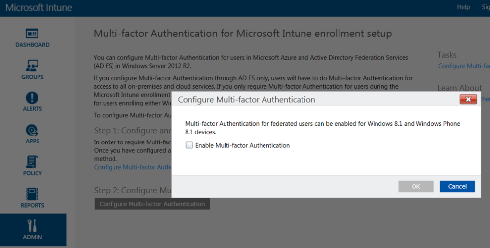 New Multi Factor Authentication Options For Intune Enrollment Microsoft Community Hub