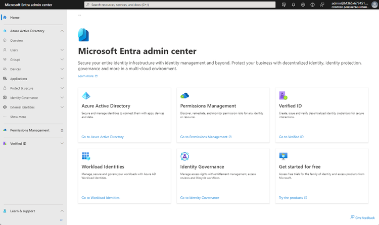 New Admin Center Unifies Azure AD with Other Identity and Access ...