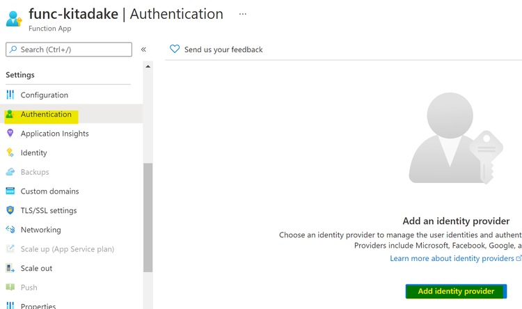 Accept only traffic from a front-end service (API Management, Functions ...