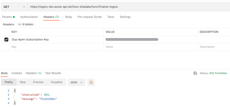 Accept only traffic from a front-end service (API Management, Functions ...