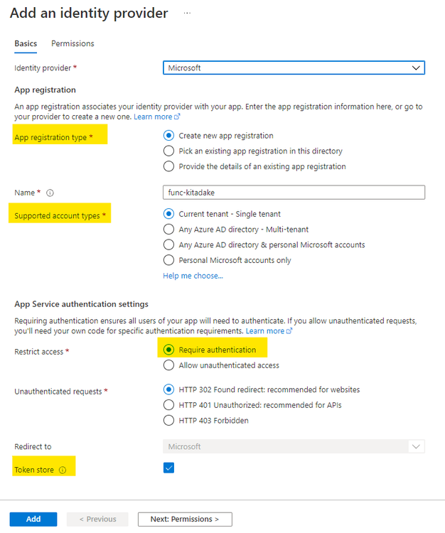 Accept only traffic from a front-end service (API Management, Functions ...