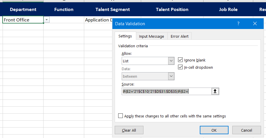 Data Validation: How to get around character limitation in the "Source ...