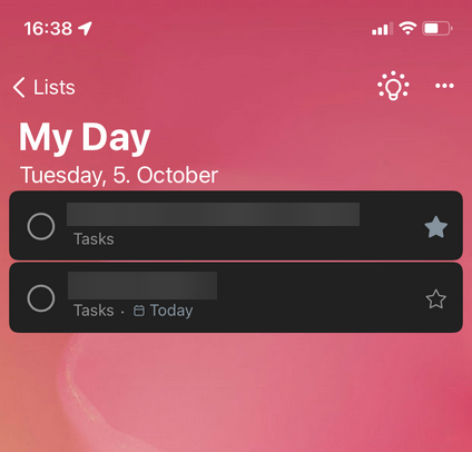 Inconsistent padding on the Microsoft To Do iOS app | Microsoft ...