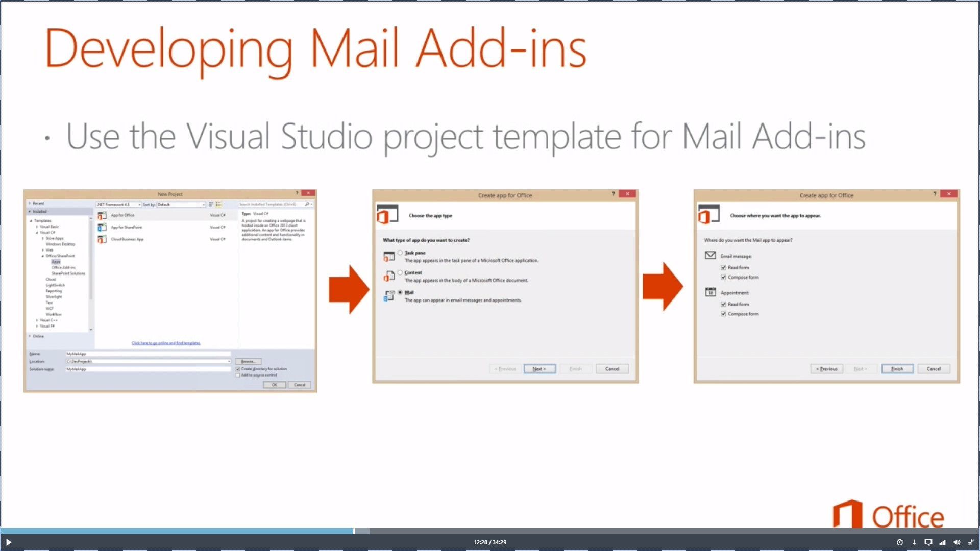 Creating an Outlook web add-in with Visual Studio | Microsoft Community Hub