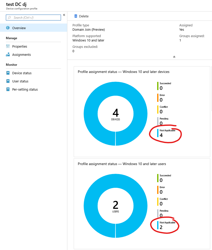 Support Tip: Windows Autopilot domain join profiles reporting bug | Microsoft Community Hub
