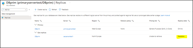 Azure SQL Database - GEO Replication across subscription with private ...