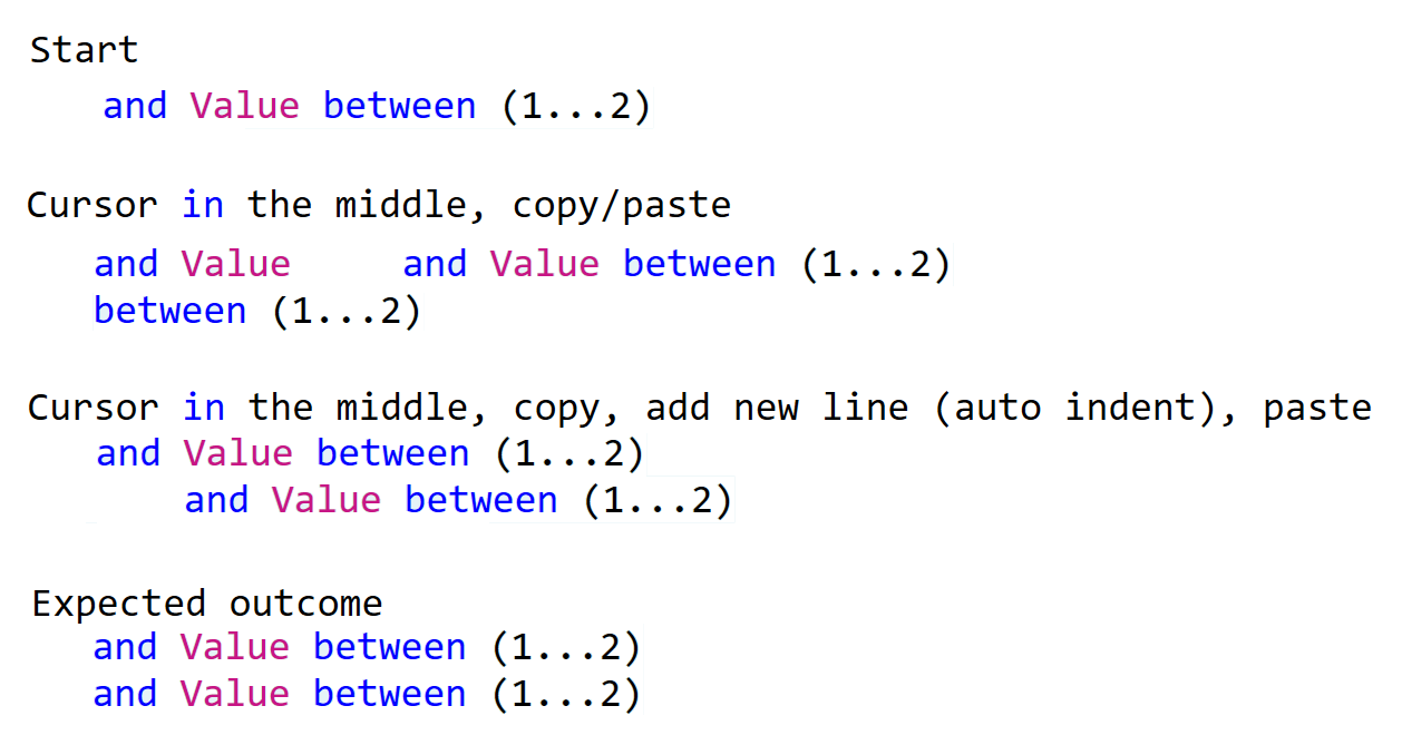 Kusto Explorer: Fix the Line copy/paste by inserting and pushing the ...