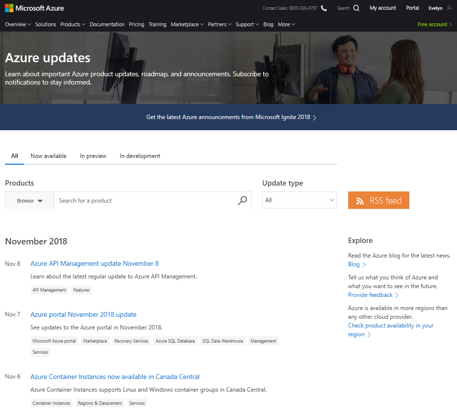 Staying up to date with the Microsoft Azure roadmap | Microsoft ...