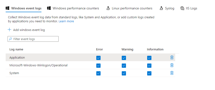 Windows 10 Event Logs not appearing on Log Analytics Workspace ...