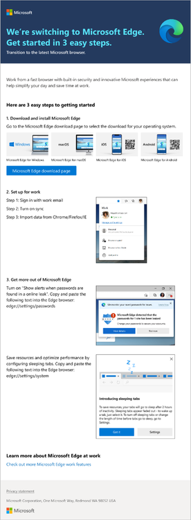 Microsoft Edge feature coming to Microsoft 365 admin center | Microsoft ...
