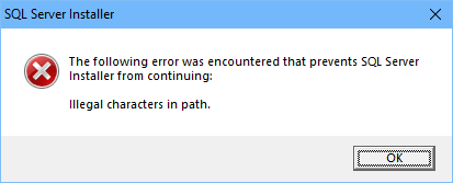 SQL Server 2019 Installation Error - An error occurred for a dependency of the feature ...