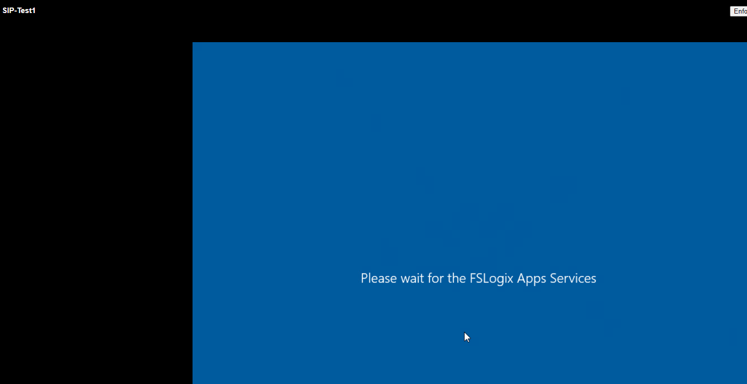 Horizon instantclone stuck logging out with message, "Please wait for the FSLogix Apps Services ...