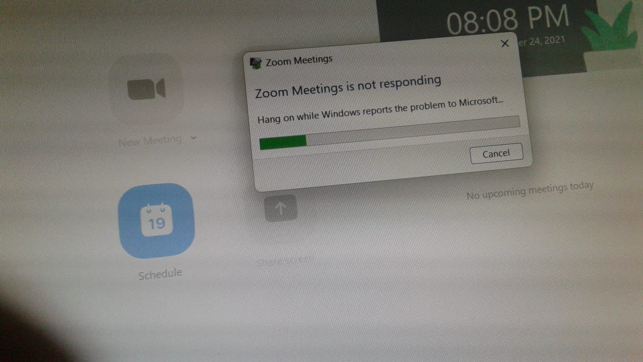 Zoom meetings is not responding | Microsoft Community Hub