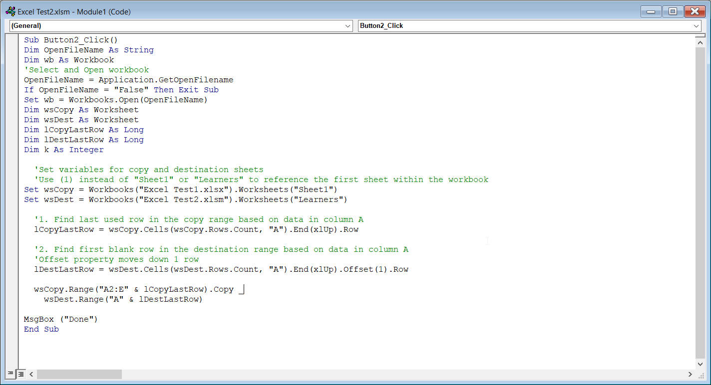 Vba Macro To Replace Data Based On Matching Id Columns Microsoft