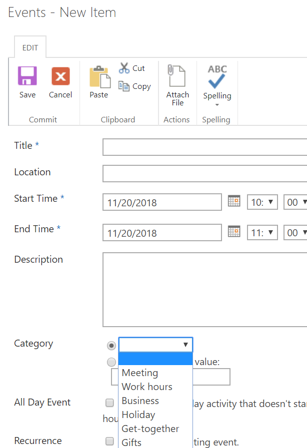 Colors on categories in SPO calendar | Microsoft Community Hub