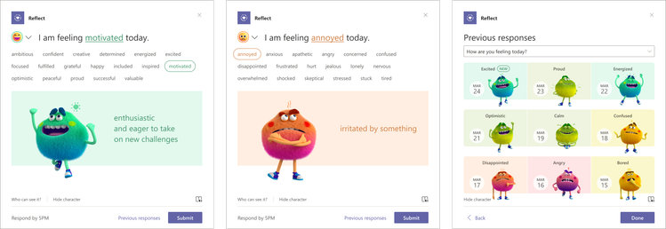 Develop SEL Skills with the Feelings Monster in Reflect | Microsoft ...