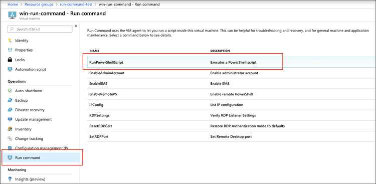 How to Run scripts on Azure Virtual Machines with the Run Command