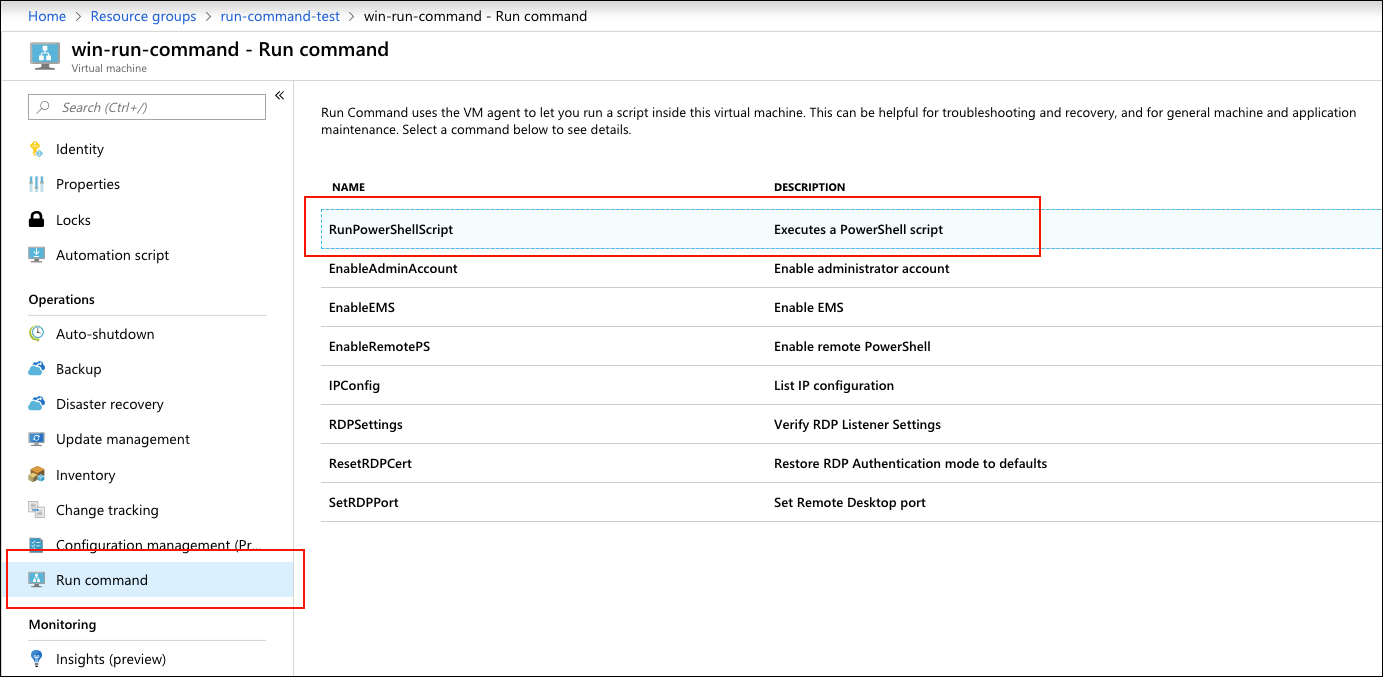 How to Run scripts on Azure Virtual Machines with the Run Command