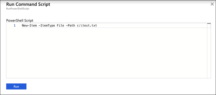 How to Run scripts on Azure Virtual Machines with the Run Command