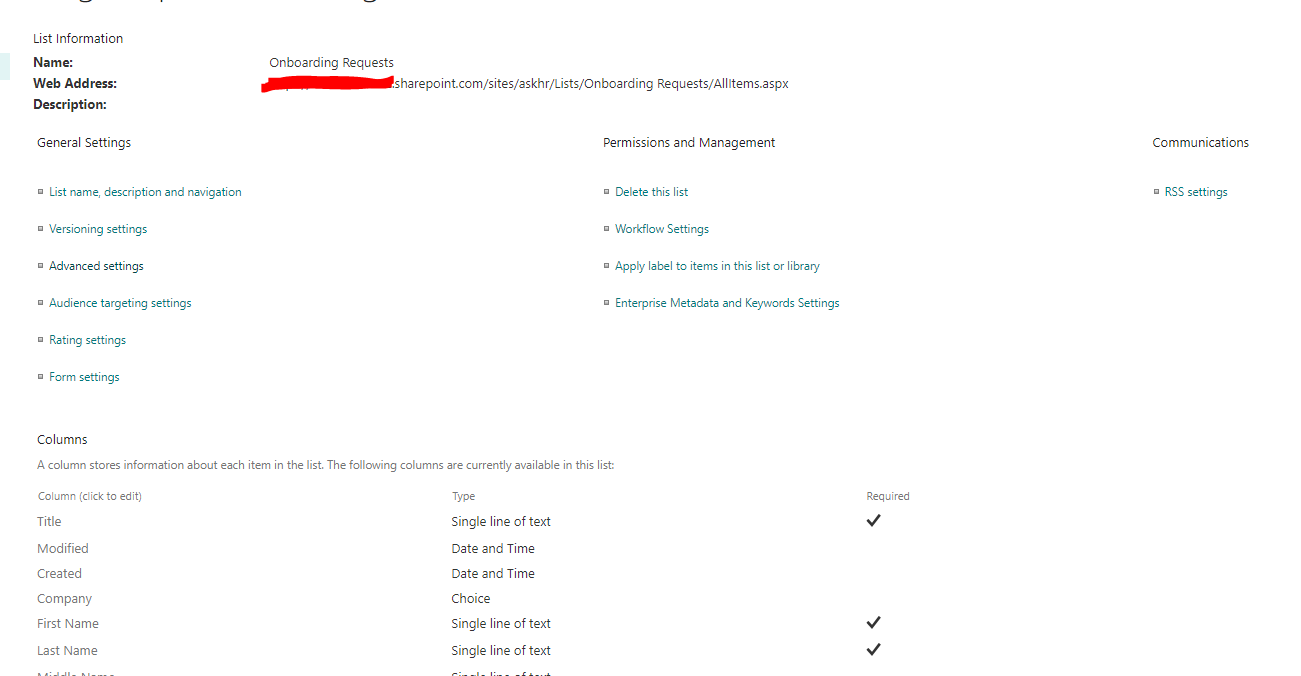 SharePoint Online - Validation Settings missing from a list | Microsoft Community Hub