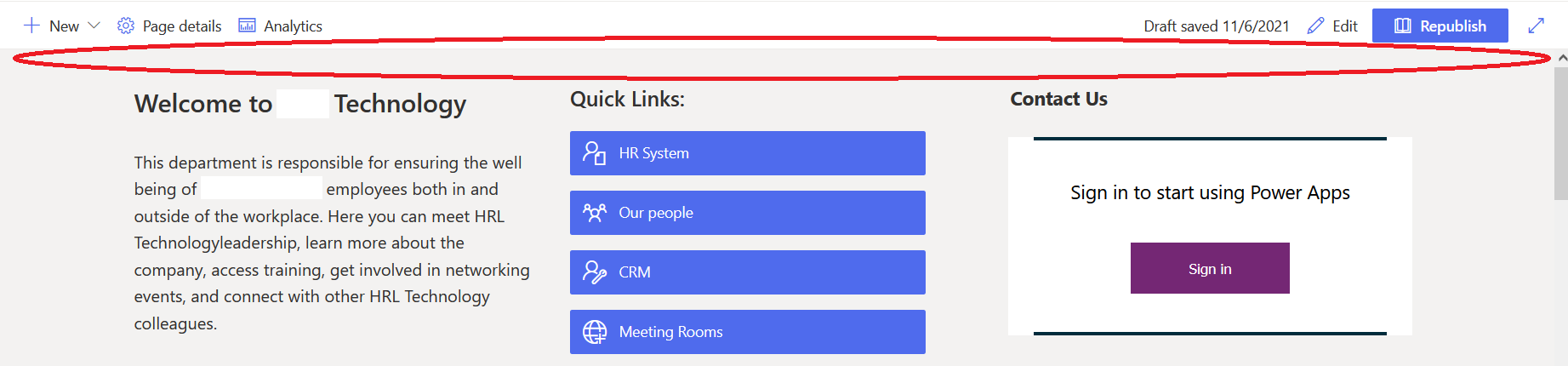 Completely remove the Modern page Banner/Title inside my communication ...