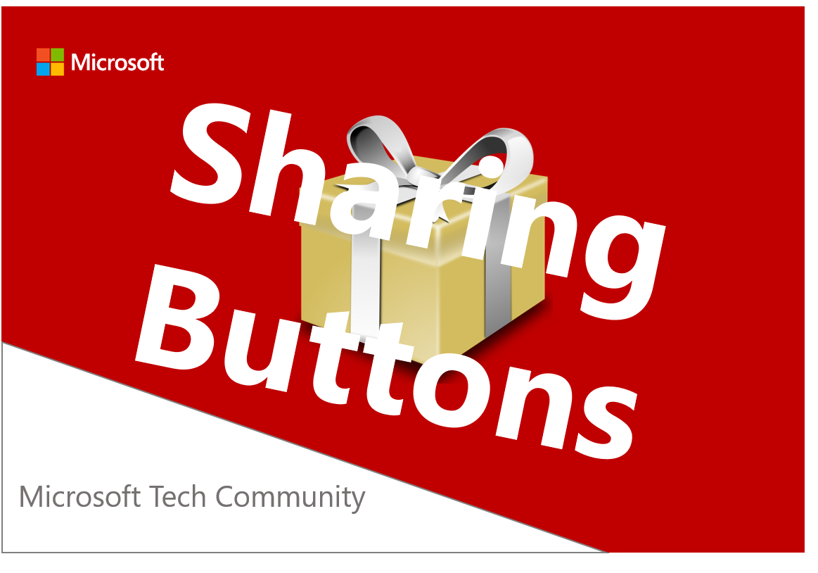 Community Share Buttons | Microsoft Community Hub