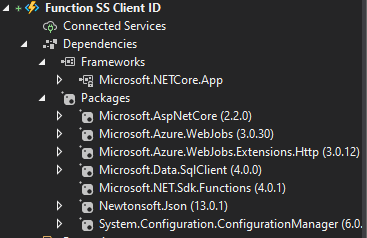 Azure Function can't connect to azure sql database | Microsoft Community Hub
