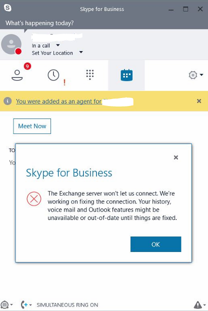 The Exchange server won't let us connect | Microsoft Community Hub