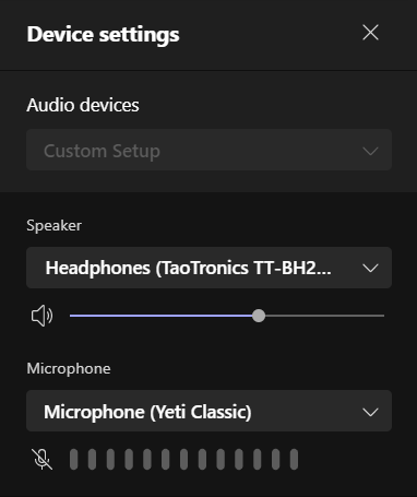 Microsoft Teams Bluetooth Headset No Sound When Using External Mic ...