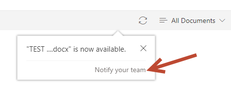 Notify your team on document upload | Microsoft Community Hub