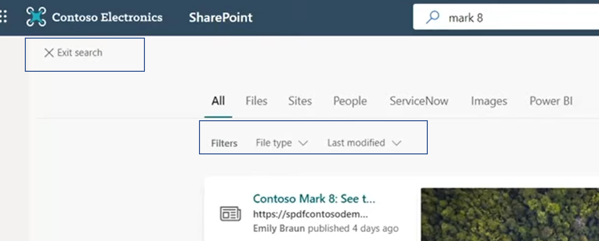 Sharepoint Search Close button and Filters | Microsoft Community Hub