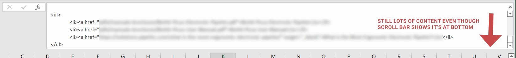 Mouse wheel scroll in formula bar doesn't work | Microsoft Community Hub