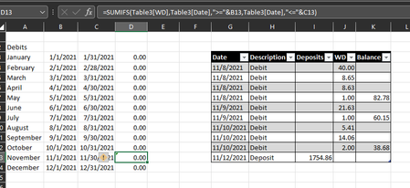SUMIFS function not working with date range | Microsoft Community Hub