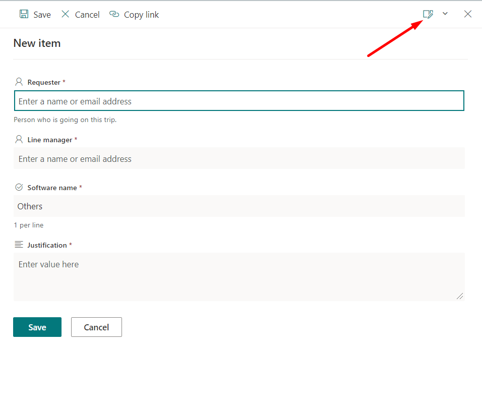 SharePoint list edit form button | Microsoft Community Hub