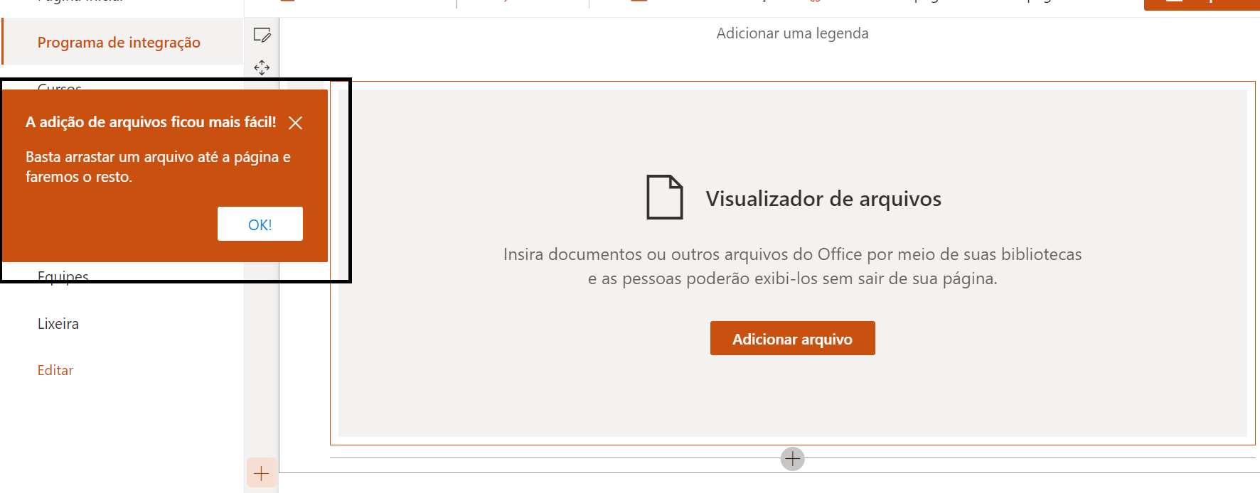 Create a pop-up message on page load | Microsoft Community Hub