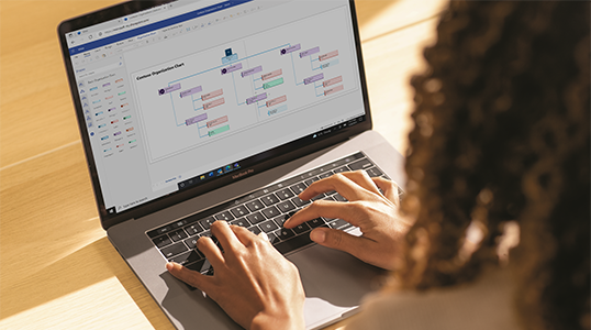 Visualize your team structure with org charts in Microsoft Visio for ...