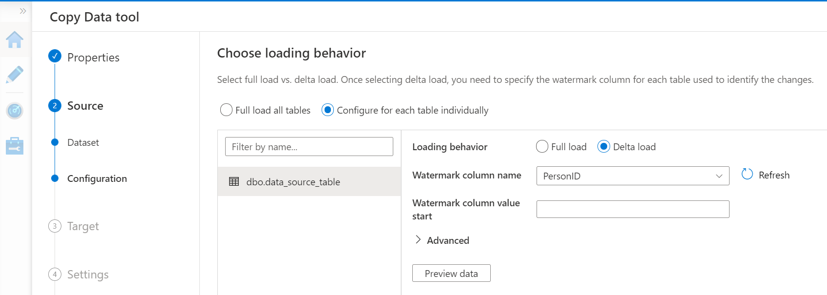 Watermark column in Metadata driven pipeline in ingest tool | Microsoft ...