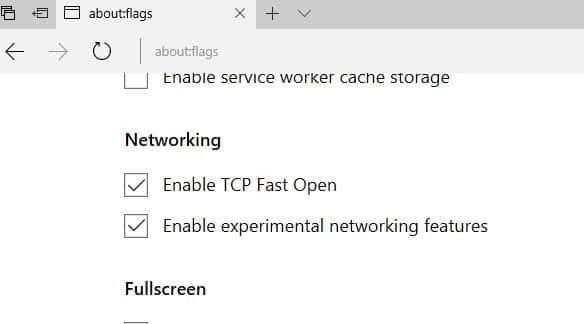 Unable to Find "Enable TCP Fast" on Microsoft Edge | Microsoft Community Hub