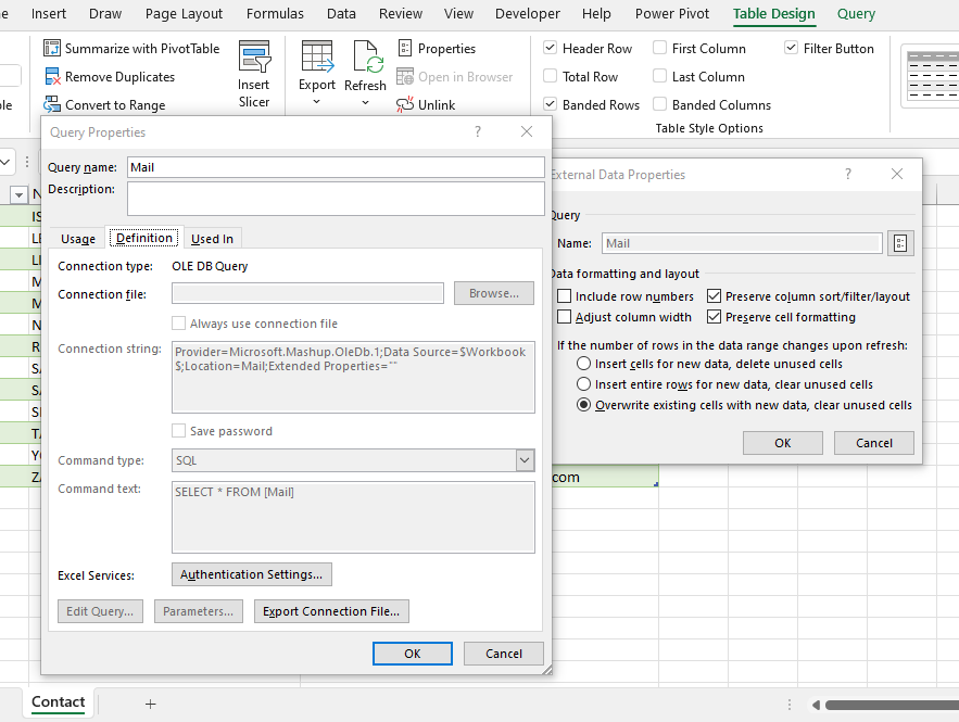 SQL Statements in Excel | Microsoft Community Hub