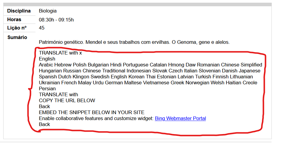 BUG in EDGE? Strange text comes up in the pdf file creation ...