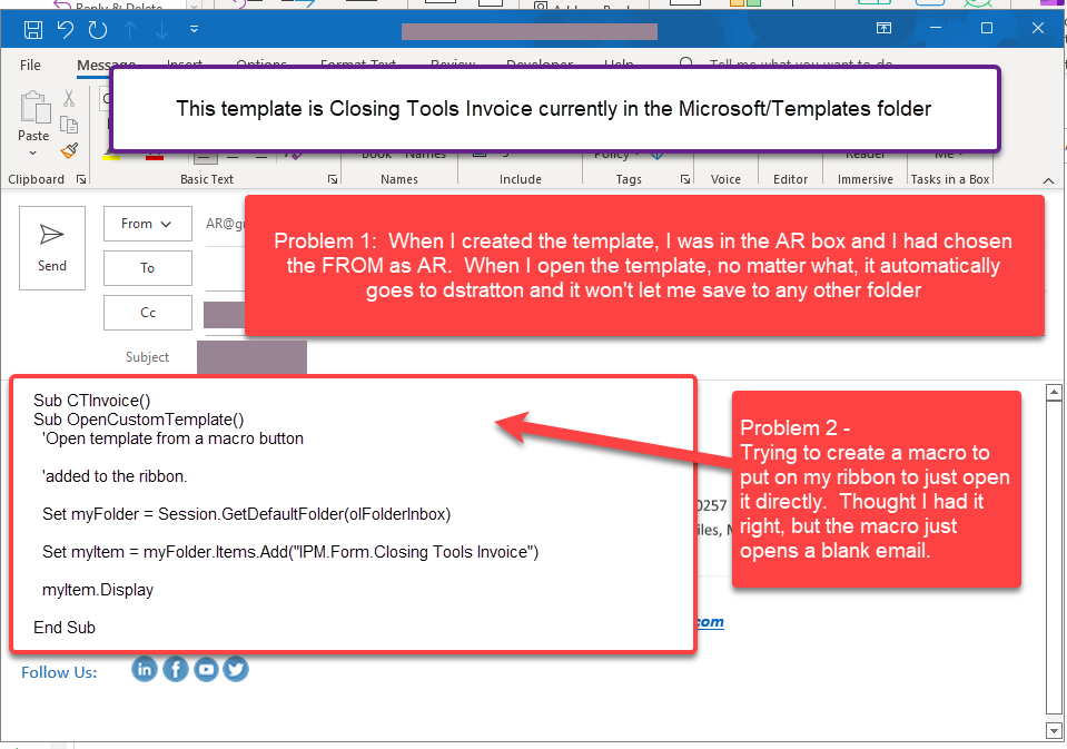 Outlook Macro | Microsoft Community Hub