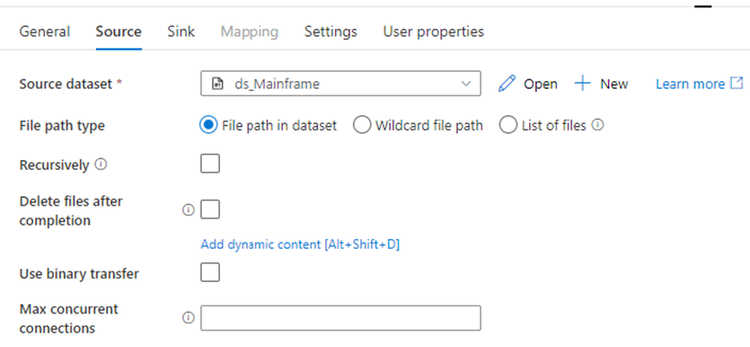 Copy Files From Mainframe To Azure Data Platform Using Adf Ftp