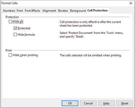 How to prevent selected cells from printing, but have them visible ...