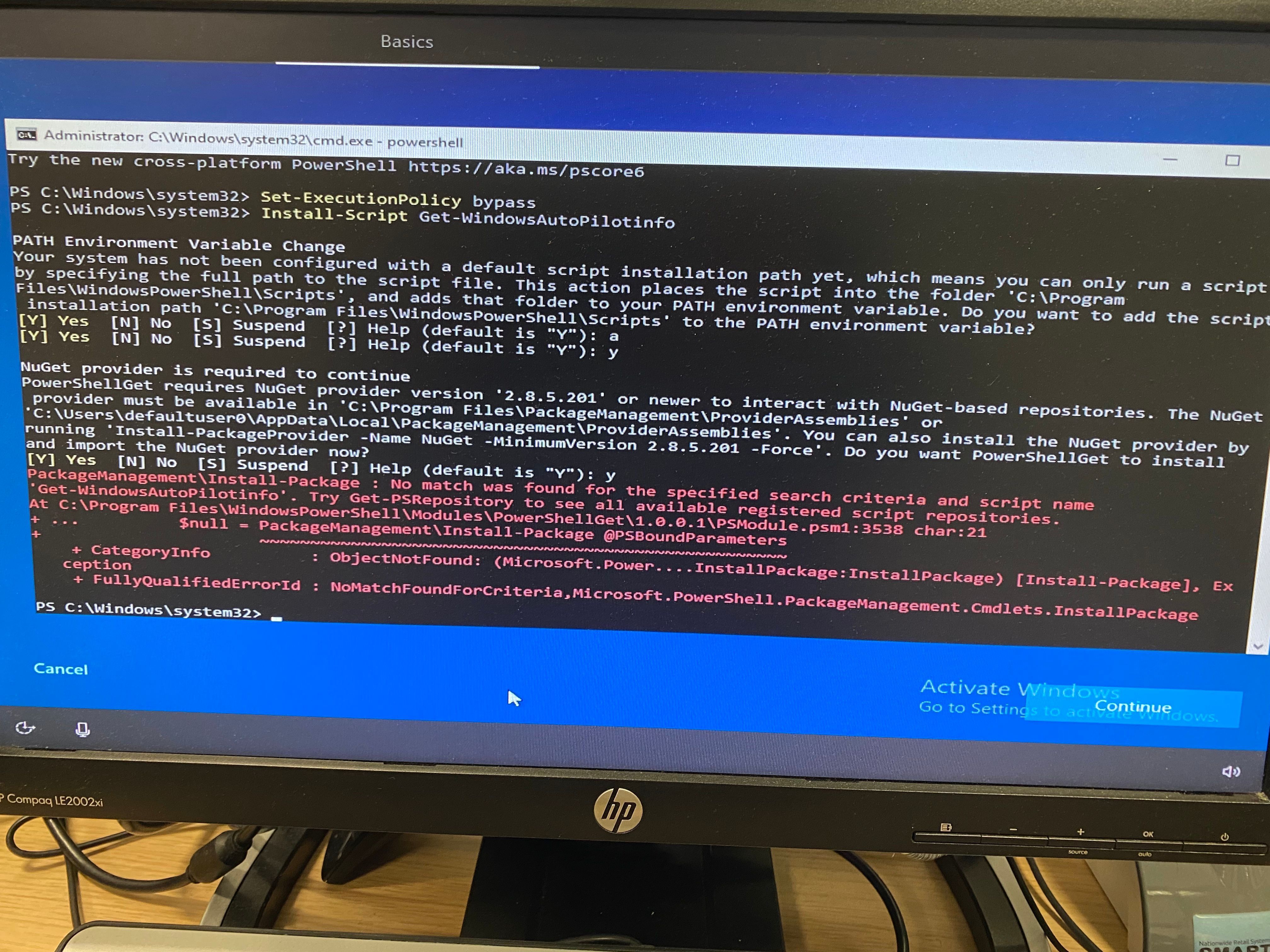 Retrieve device info from CMD for autopilot | Microsoft Community Hub