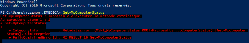 PowerShell Get-MpComputerStatus | Microsoft Community Hub