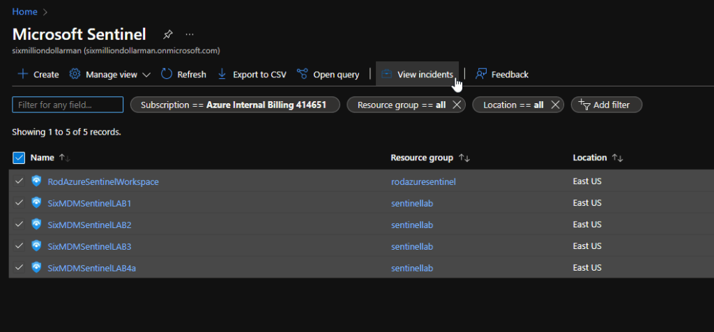 New Blog Post | Microsoft Sentinel Cross-workspace Incidents View Limit ...